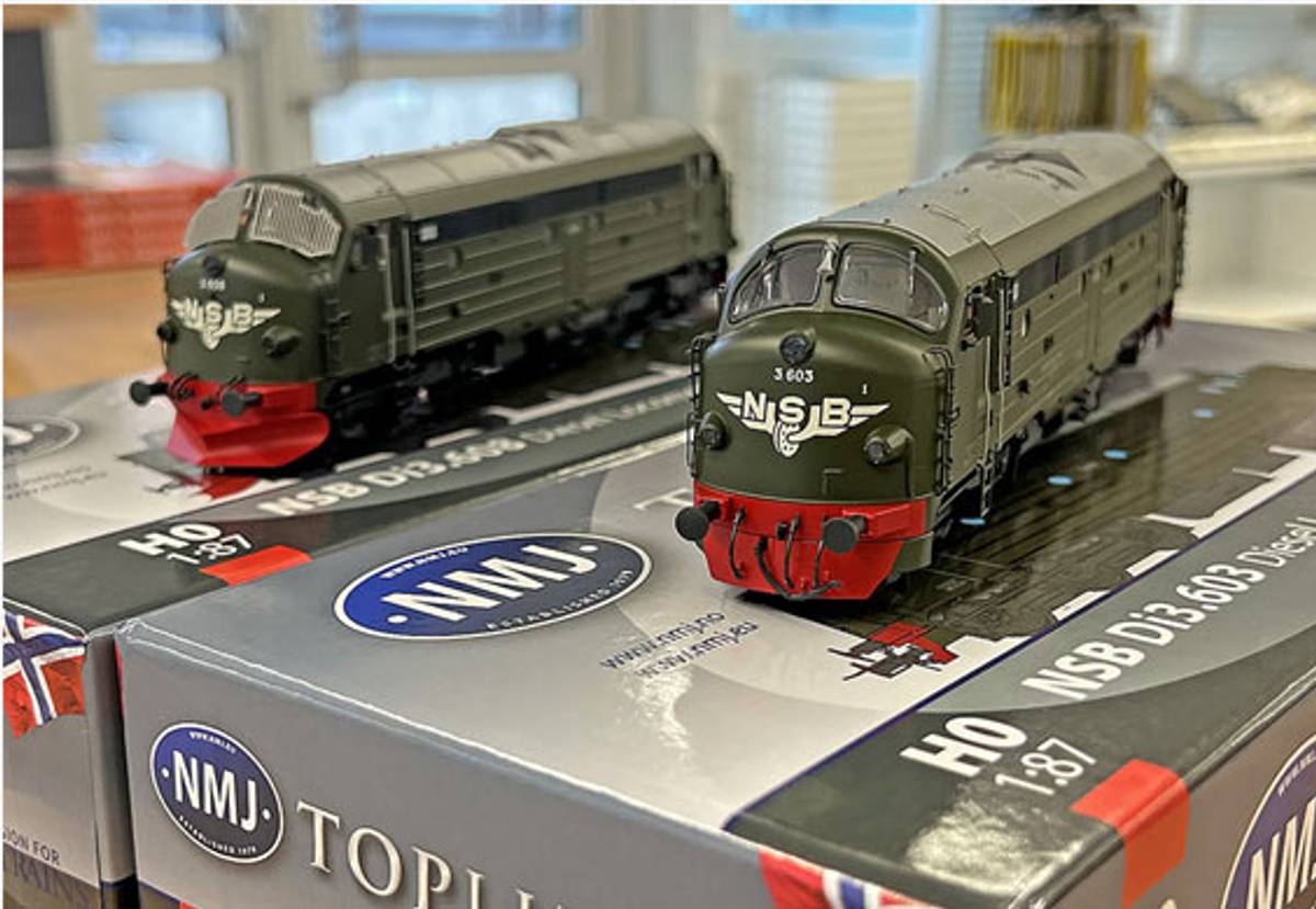 NMJ Topline+ NSB Di3a.603 grønn, DC - Togbutikken